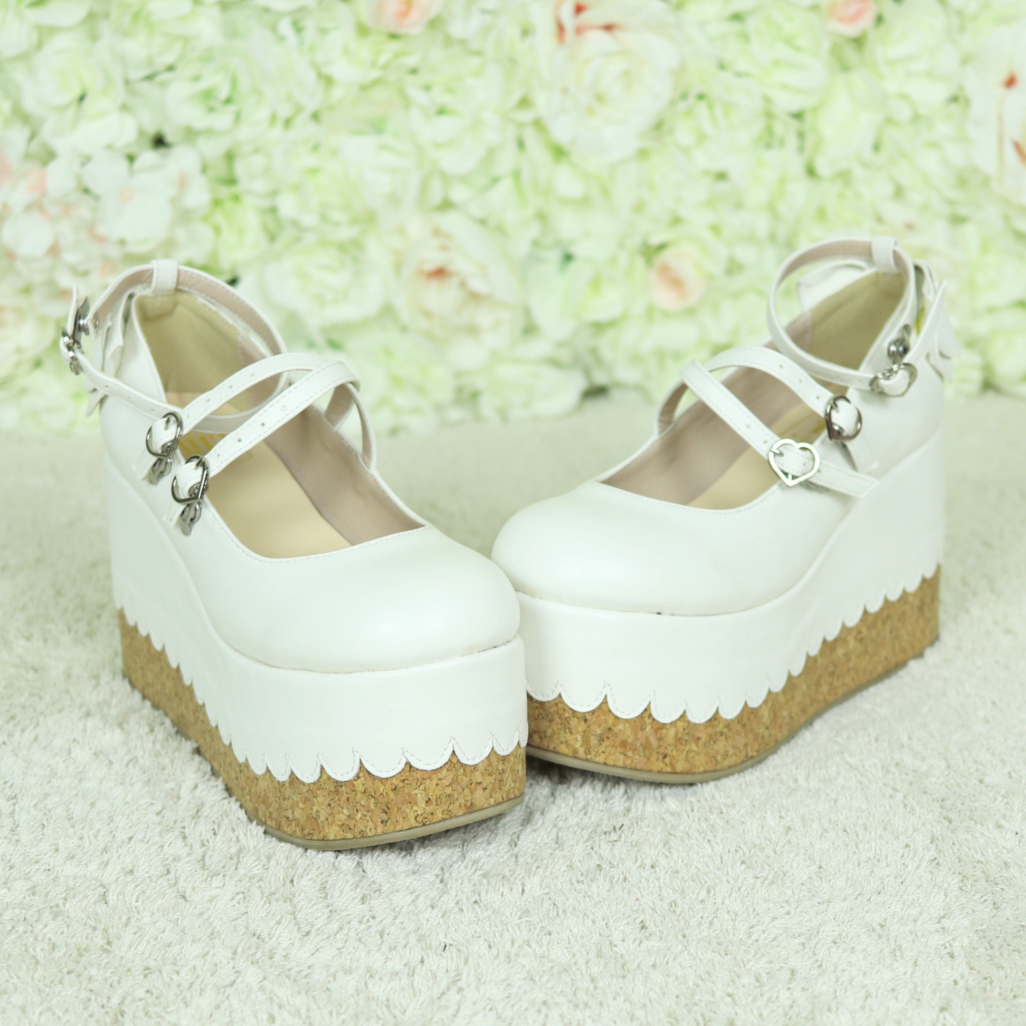 Momoko Platform Shoes (Cork Sole) – Fluffy Tori